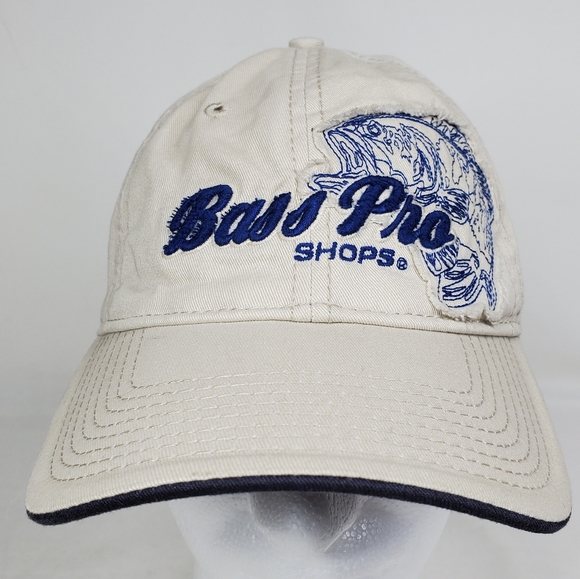 Bass Pro Shops | Accessories | Bass Pro Shops Beige Embroidered Hat Big ...